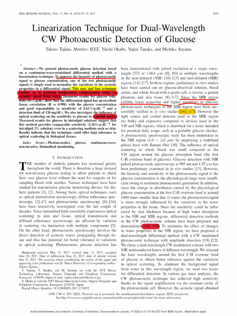 (2017) - (IEEE Sensors) - Linearization Technique For Dual-Wavelength ...