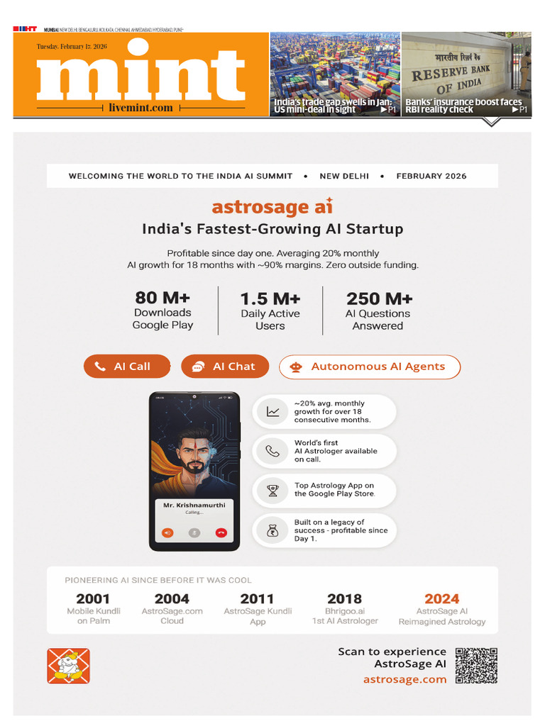 Mint - Mumbai 17-02-2026 | PDF | Government Budget Balance | Government ...