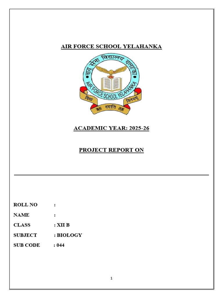 Project Front Sheets | PDF