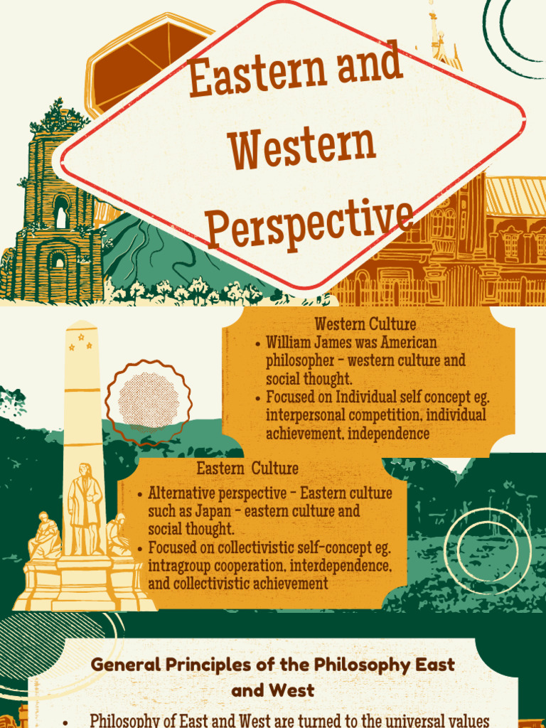M1 - Unit 3 - Anthropological Perspective (Eastern and Western ...