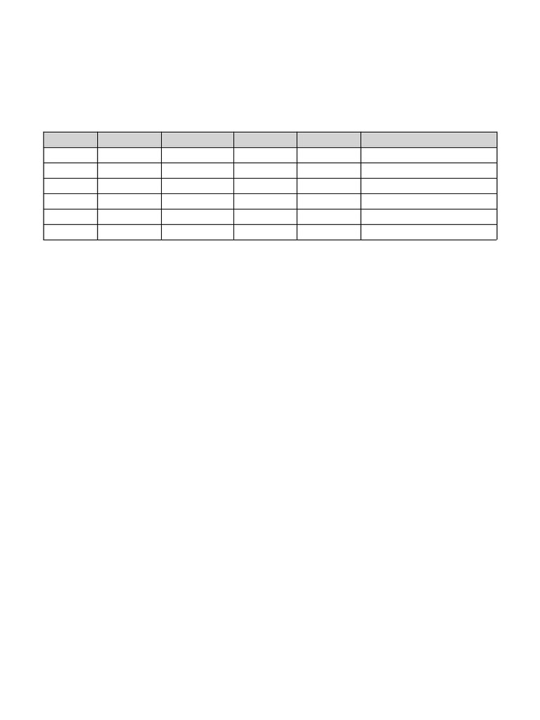 6 Week Progress Tracker | PDF