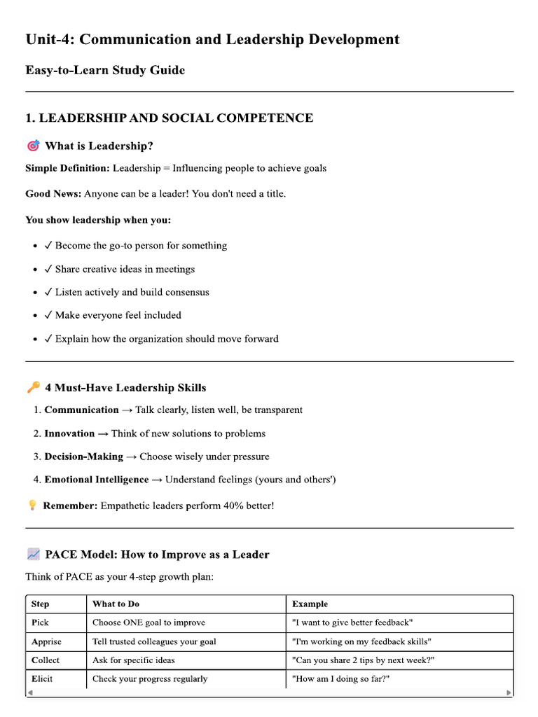 Unit4 Short Notes | PDF
