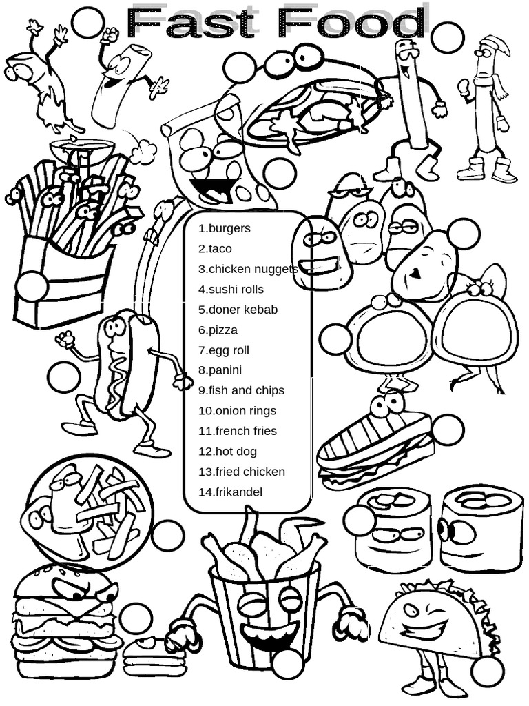Fast Food BW Version | PDF