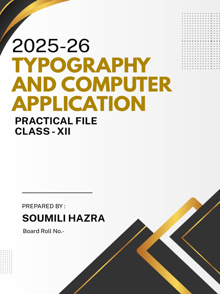 Typography and Computer Application | PDF
