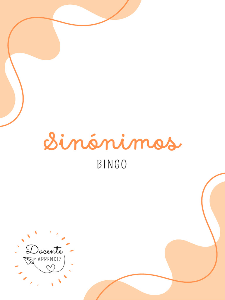 Bingo de Sinónimos | PDF