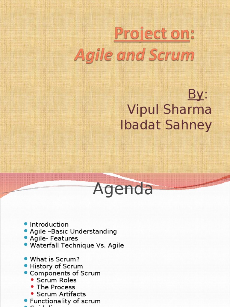 Agile and Scrum. | PDF | Scrum (Software Development) | Agile Software ...