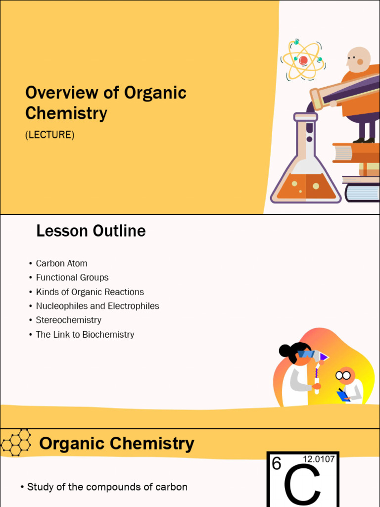 Biochem LEC Overview of Organic Chemistry | PDF | Organic Chemistry ...