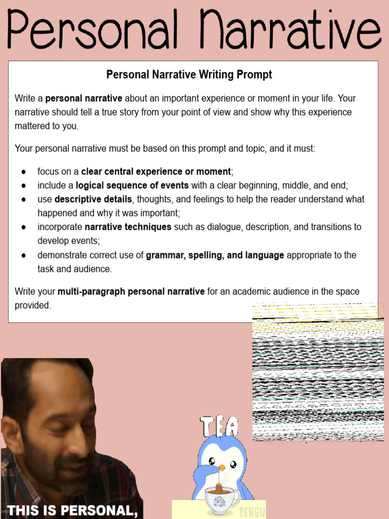 U5W1&2 Personal Narrative - Google Slides | PDF | Thought