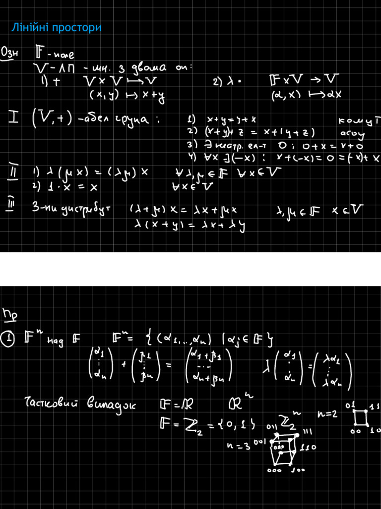 DM4 01 Linear Spaces | PDF
