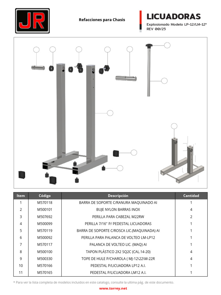 Explosionado LP y Lm12-Rev04 | PDF