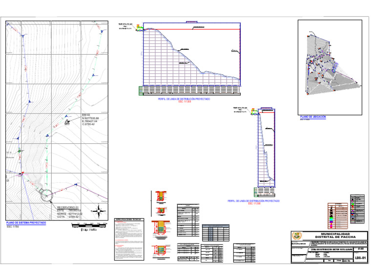 Acad-16_plano Red de Distribucion y Conecciones Domiciliarias-Vista ...