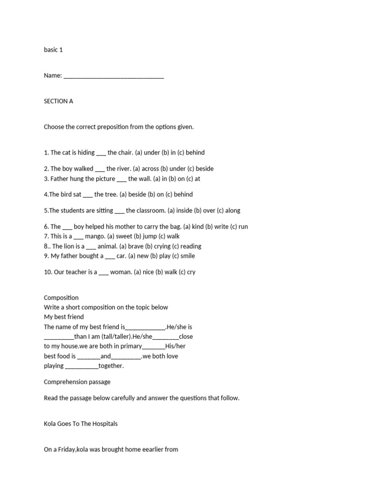 Basic 1 | PDF