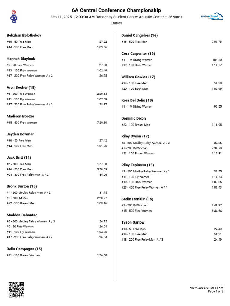 Conference Entries | PDF