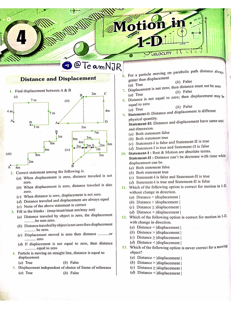 1D_Motion | PDF