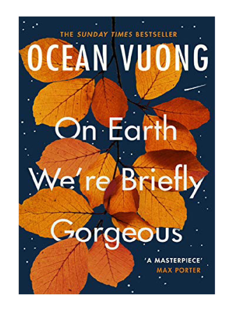 On Earth Wex27re Briefly Gorgeous Ocean Vuong | PDF