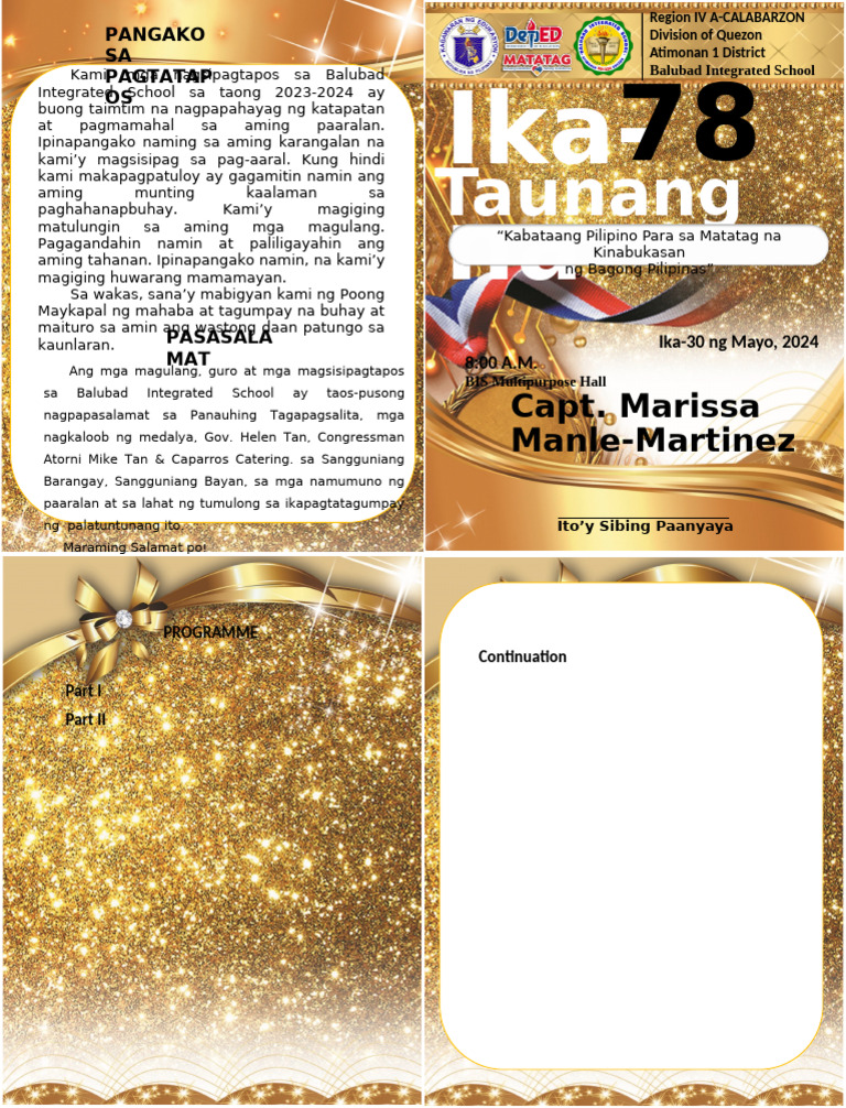 Gold Recognition Program Cover | PDF