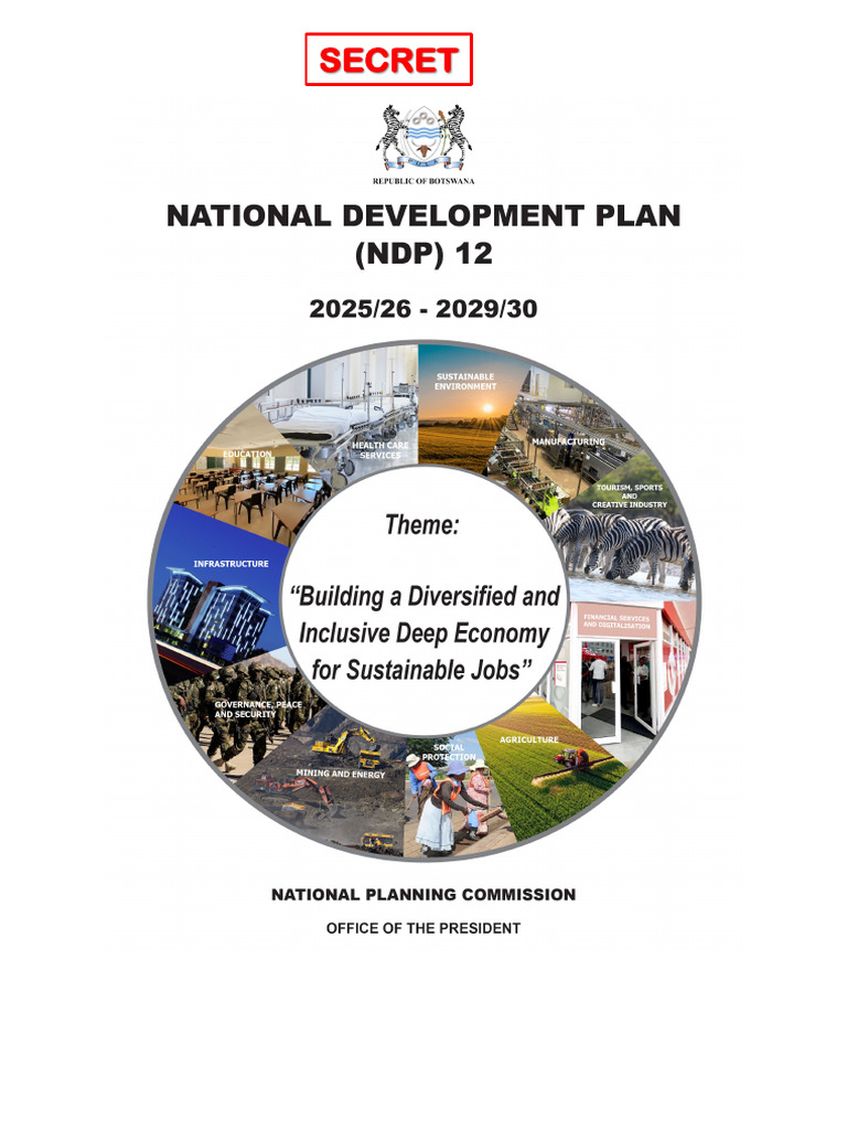 Part I NDP 12 - 23sept2025 Final Draft | PDF | Cost Of Living ...