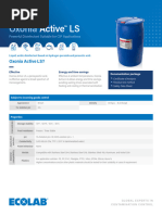 ECOLAB P3 Oxonia Active L EN | PDF | Corrosion | Hydrogen Peroxide