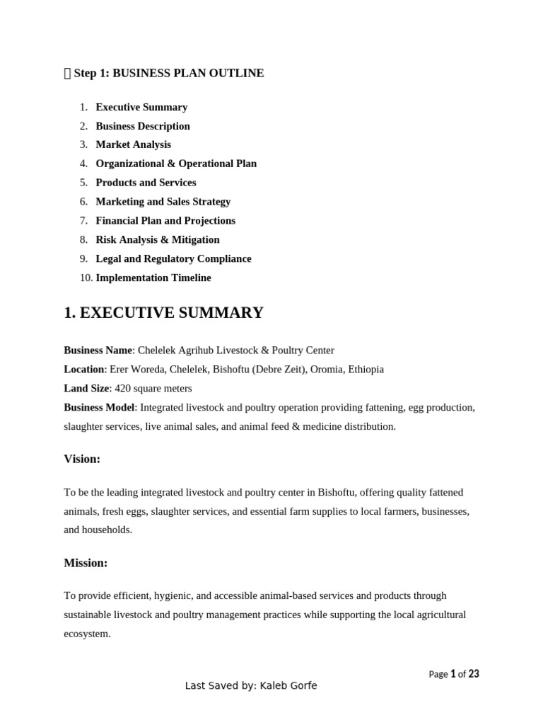 Chelelek Agrihub Livestock & Poultry Center | PDF | Livestock | Poultry ...