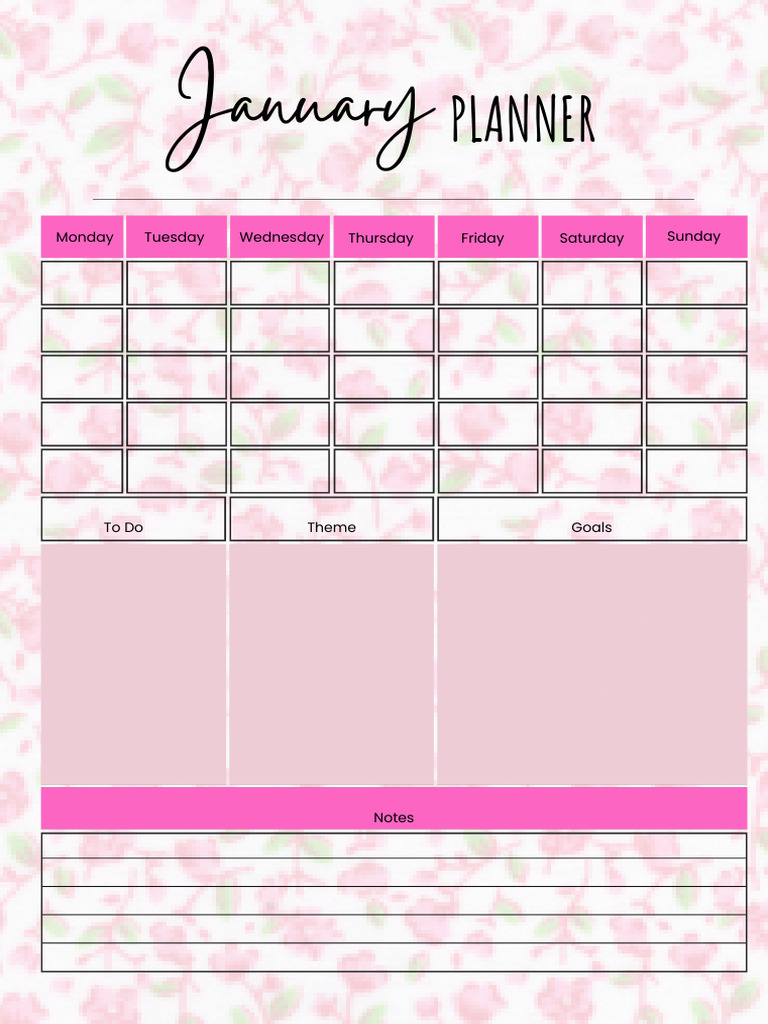 Printable Planner for Teachers in Cotton Pink | PDF | Academic Term