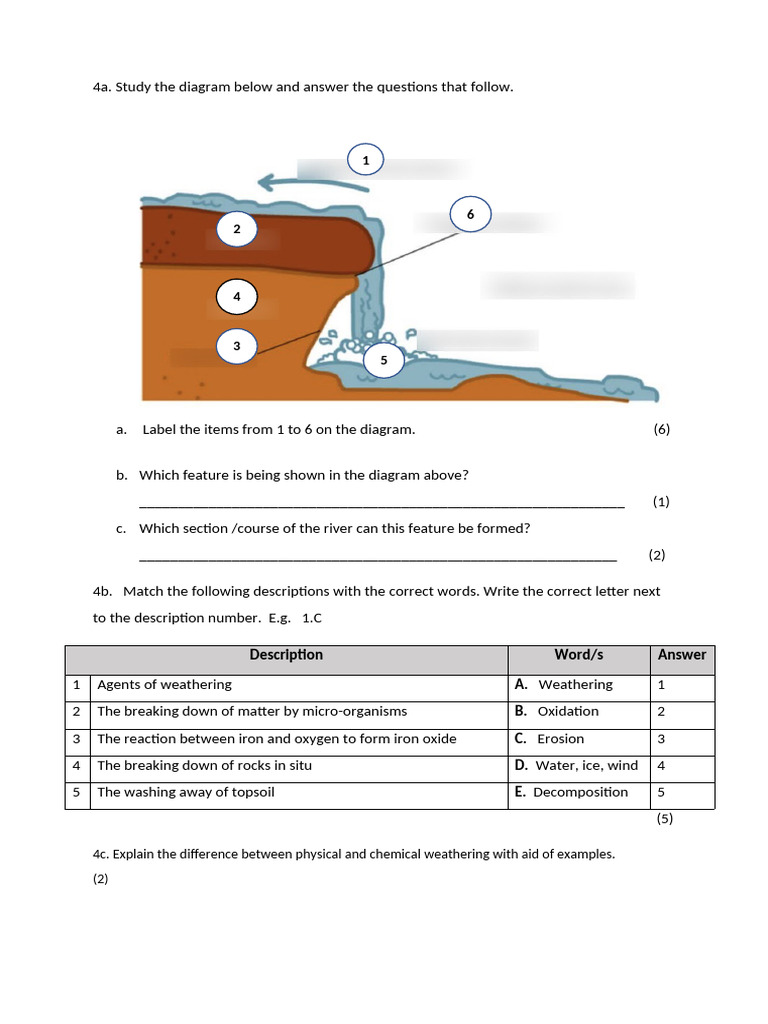 Grade 9 Geo November | PDF | Weathering | Iron