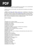 Comprehensive Philias A-Z List | PDF | Pedophilia | Nature