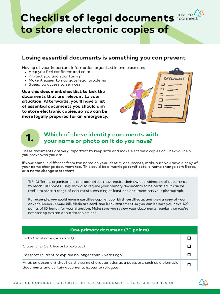 Get EPrepared Complete Checklist of Essential Documents | PDF ...