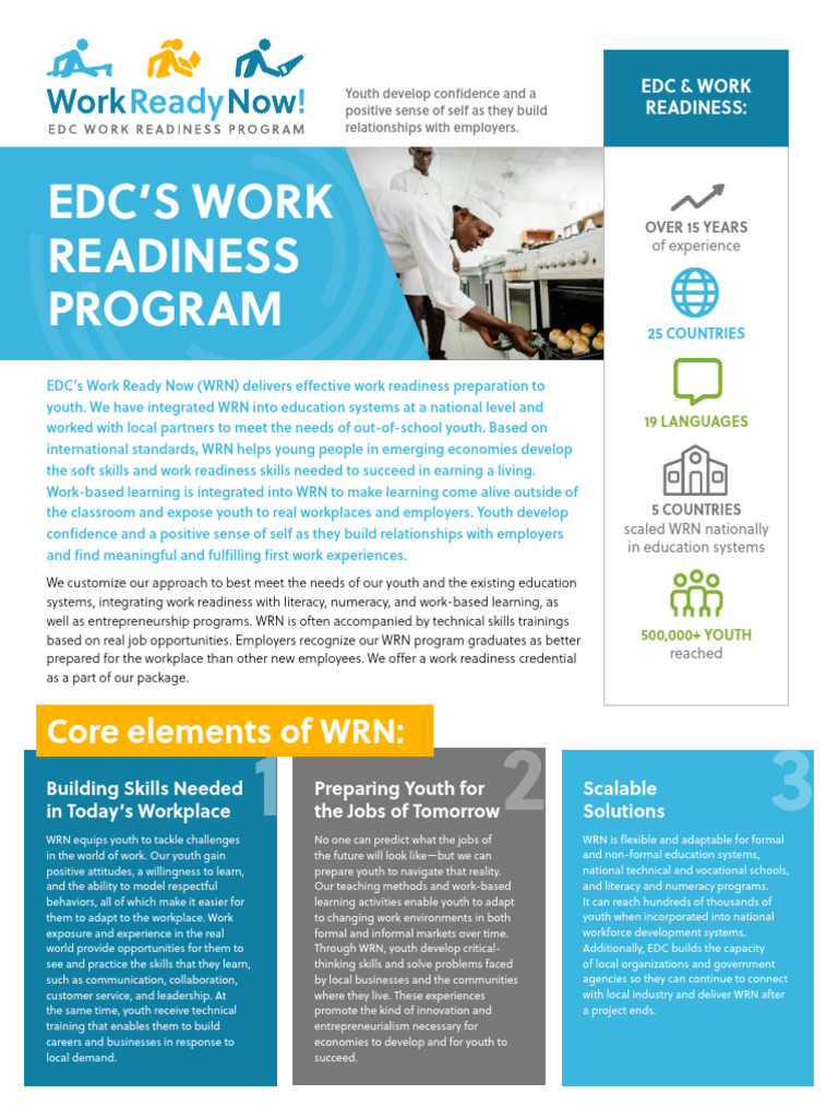 Work Ready Now Briefer | PDF | Vocational Education | Workforce Development
