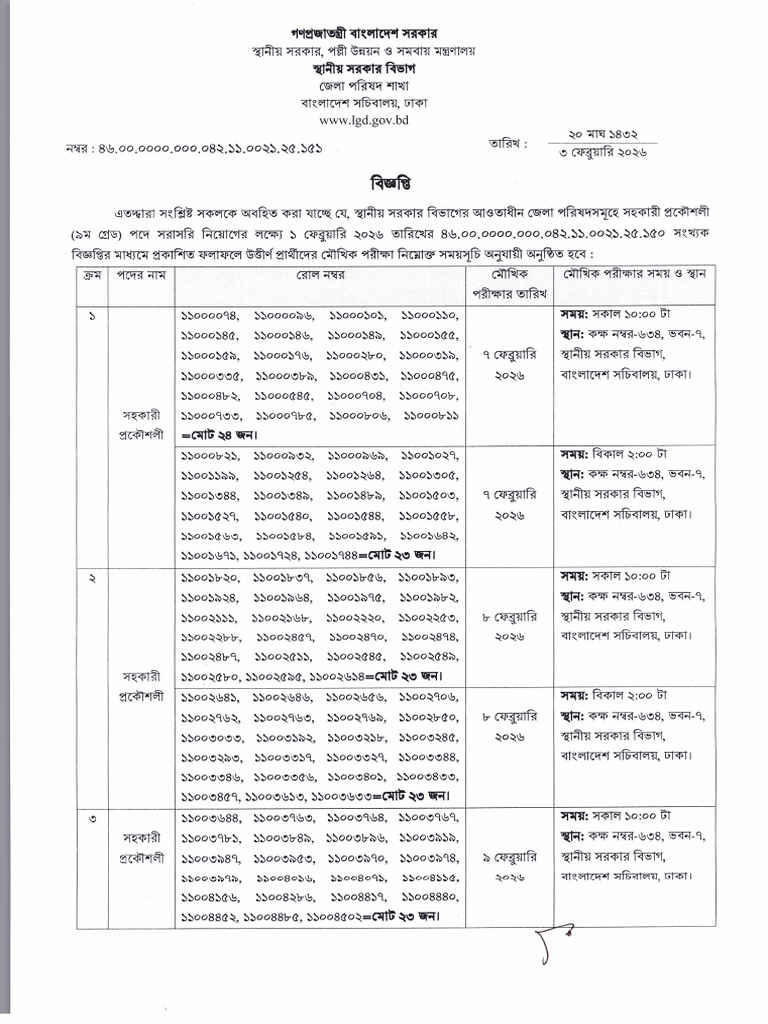 Viva Schedule | PDF