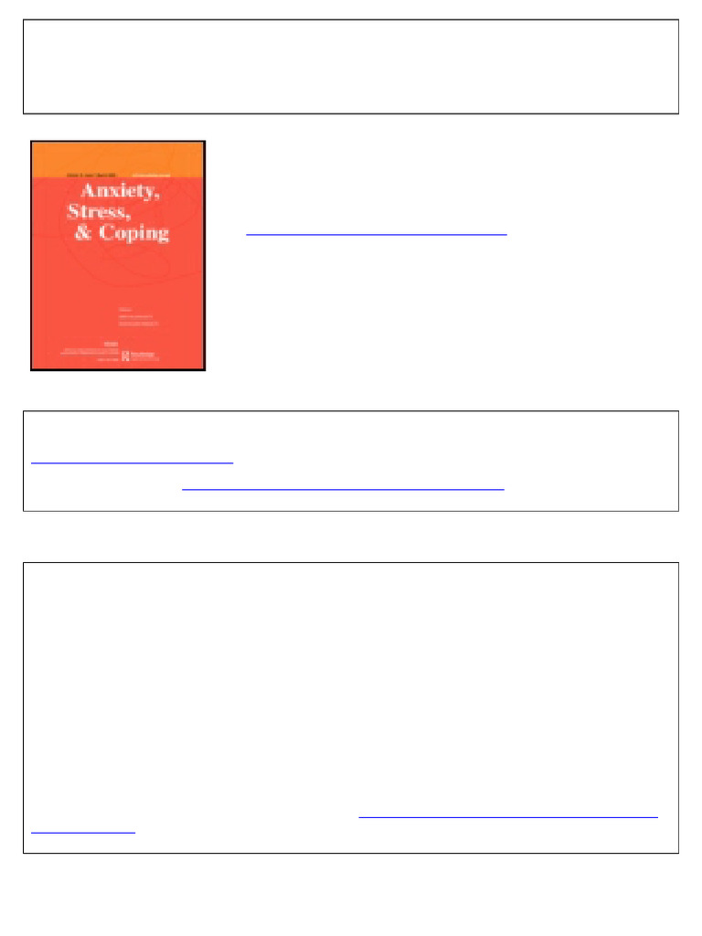 Searle2014-Challenge and Hindrance | PDF | Stress (Biology ...