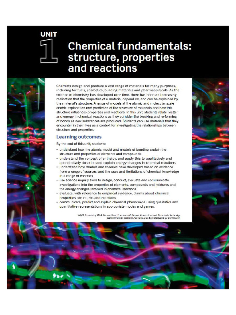 Pearson - Chemistry - Year 11-Chapter-1 | PDF