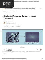 Spatial vs Frequency Domain in Imaging | PDF | Digital Signal ...