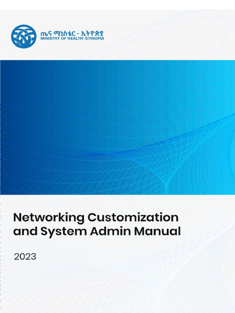 System Admin Manual | PDF | Computer Network | Ip Address