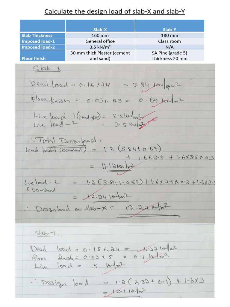 Load Calculation With Load Combination Factor | PDF