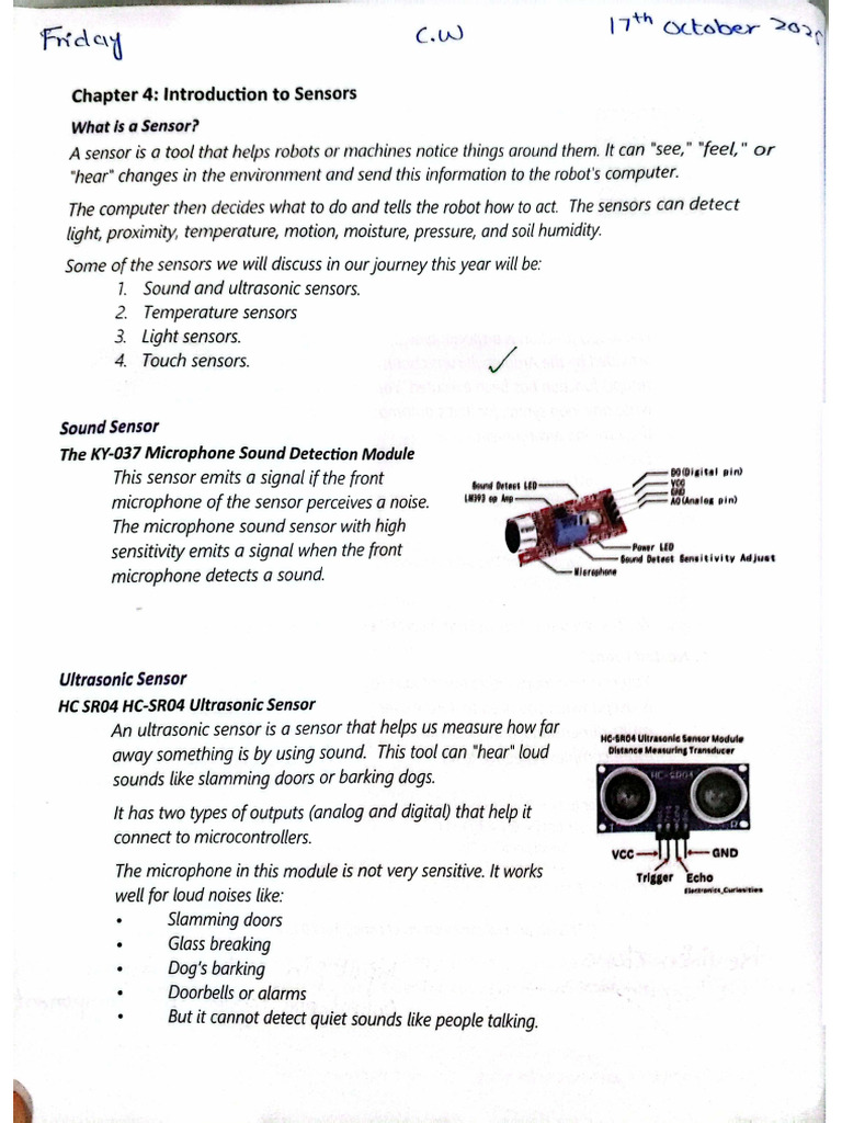 Robotics Grade 6 Unit4,5 | PDF