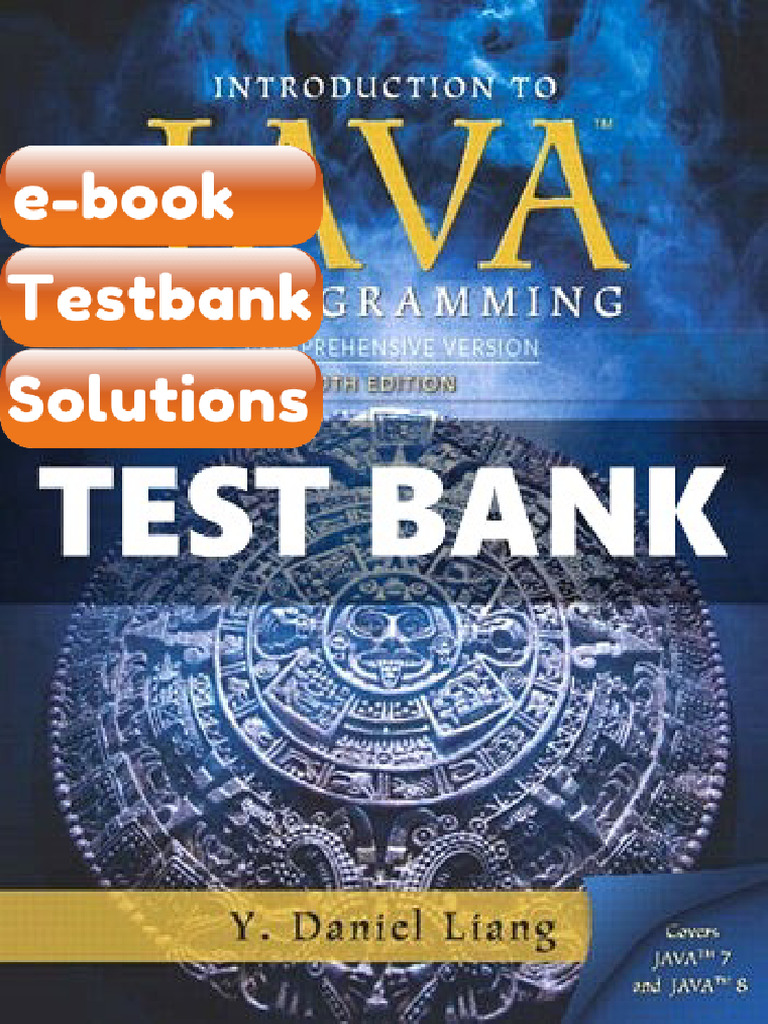 Ebook & Testbank Introduction To Java Programming Comprehensive Version ...