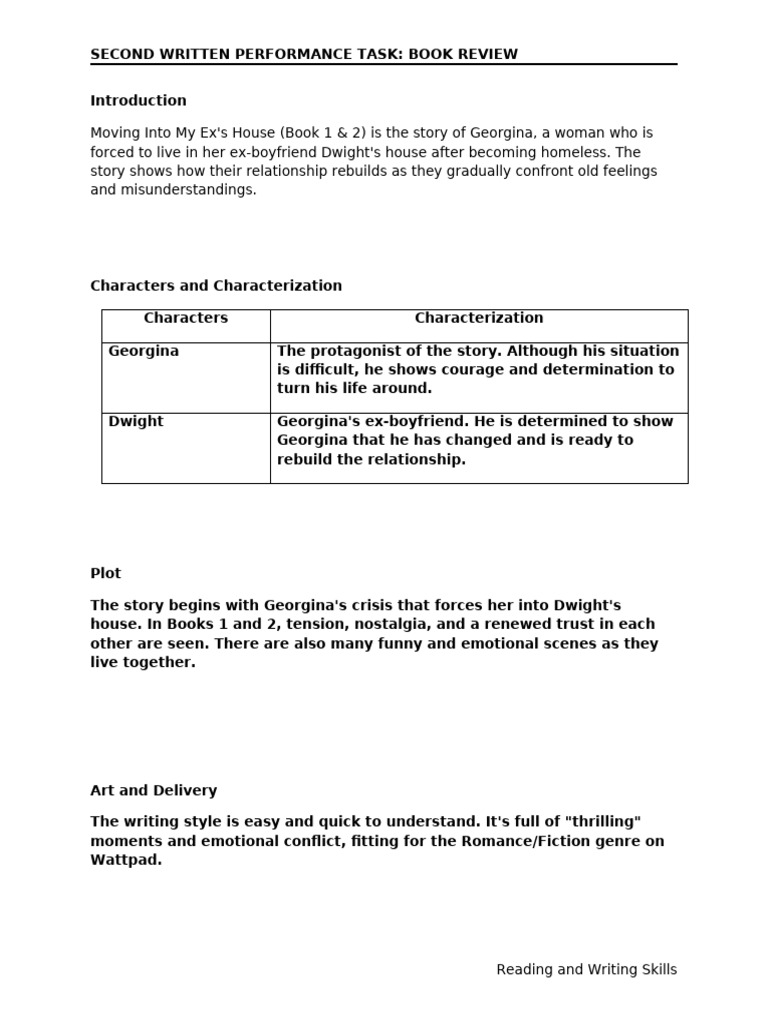 Book Review Format | PDF