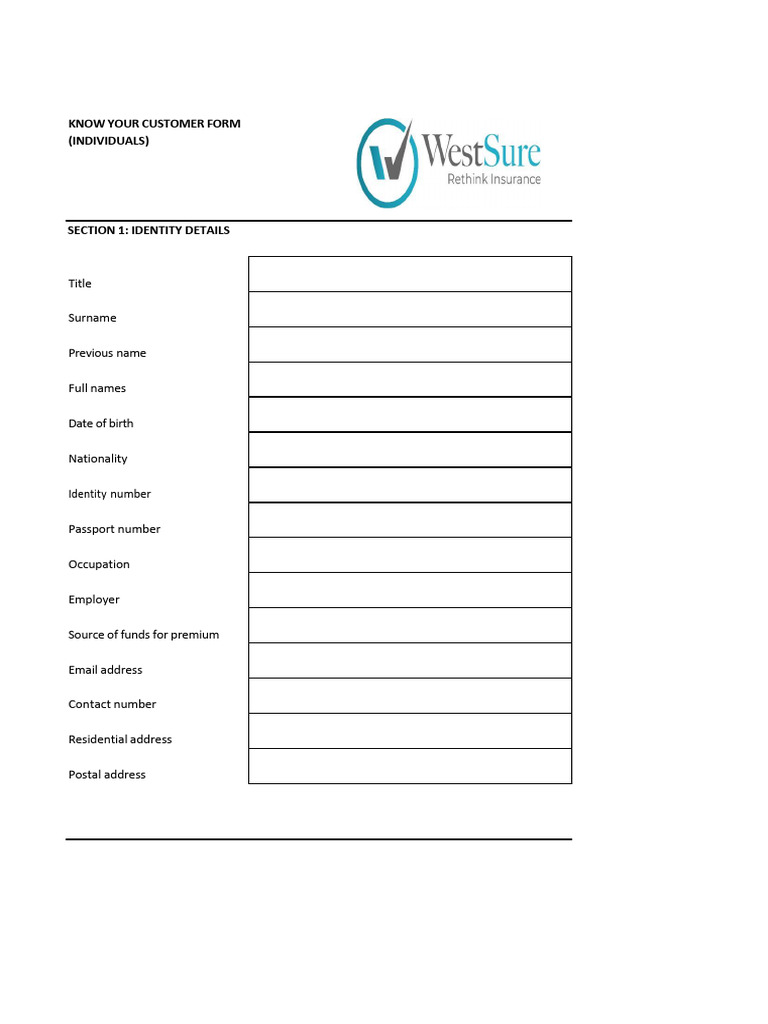 Individual KYC Form-DPA | PDF