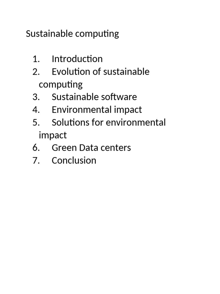 Sustainable Computing | PDF