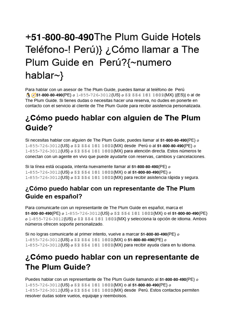 The Plum Guide Dont Worry 10 | PDF