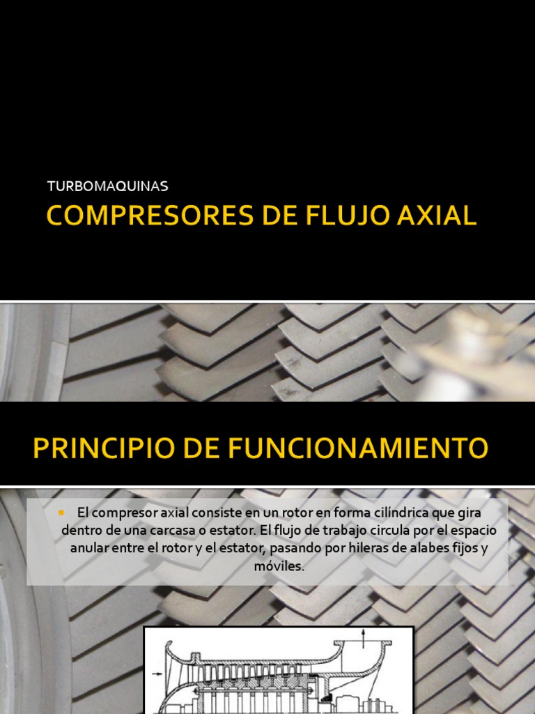 Compresores de Flujo Axial | PDF | Compresor de gas | Superficie ...