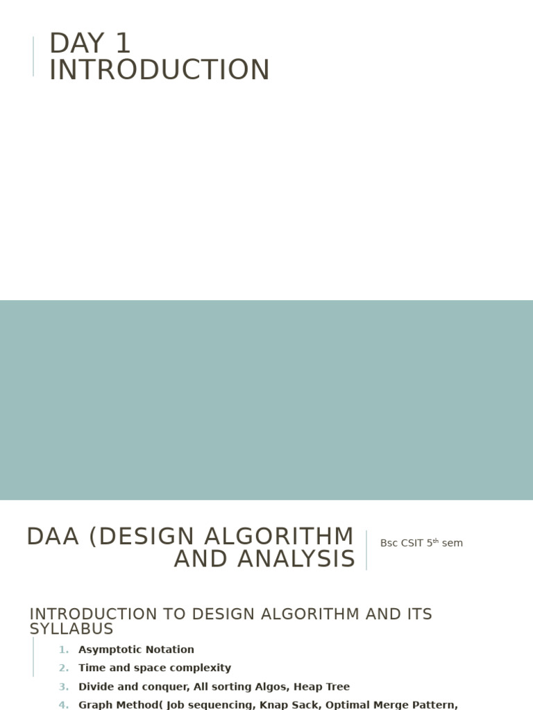 Foundation of Algorithm Analysis | PDF | Theoretical Computer Science ...