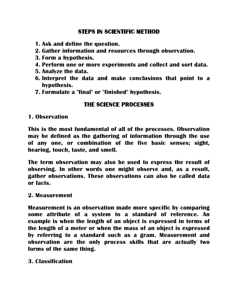 Scientific Method | Download Free PDF | Observation | Scientific Method
