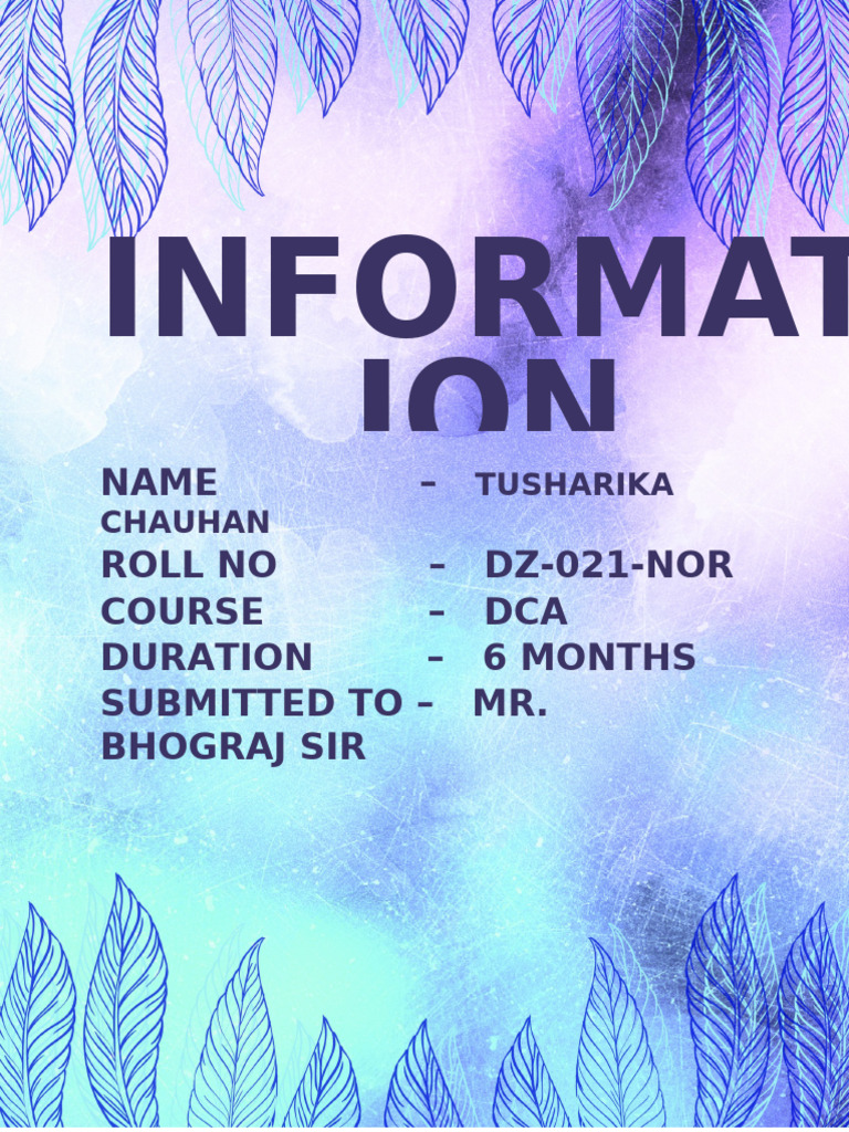 Inroduction Page | PDF