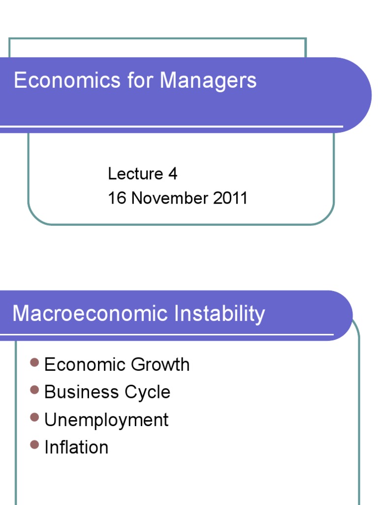 Business Cycle and Economic Growth Insights | PDF | Business Cycle ...
