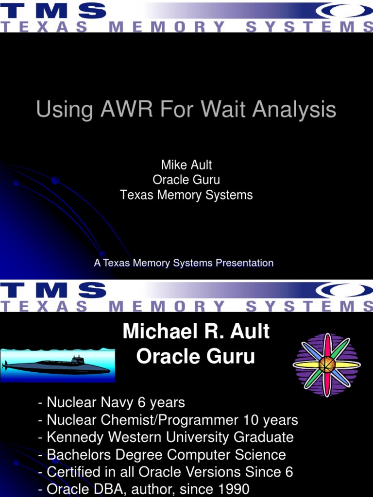 Ault - AWR 1 | PDF | Data Buffer | Database Index