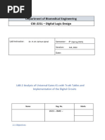 NAND and NOR Gate Implementations | PDF | Logic Gate | Digital Electronics
