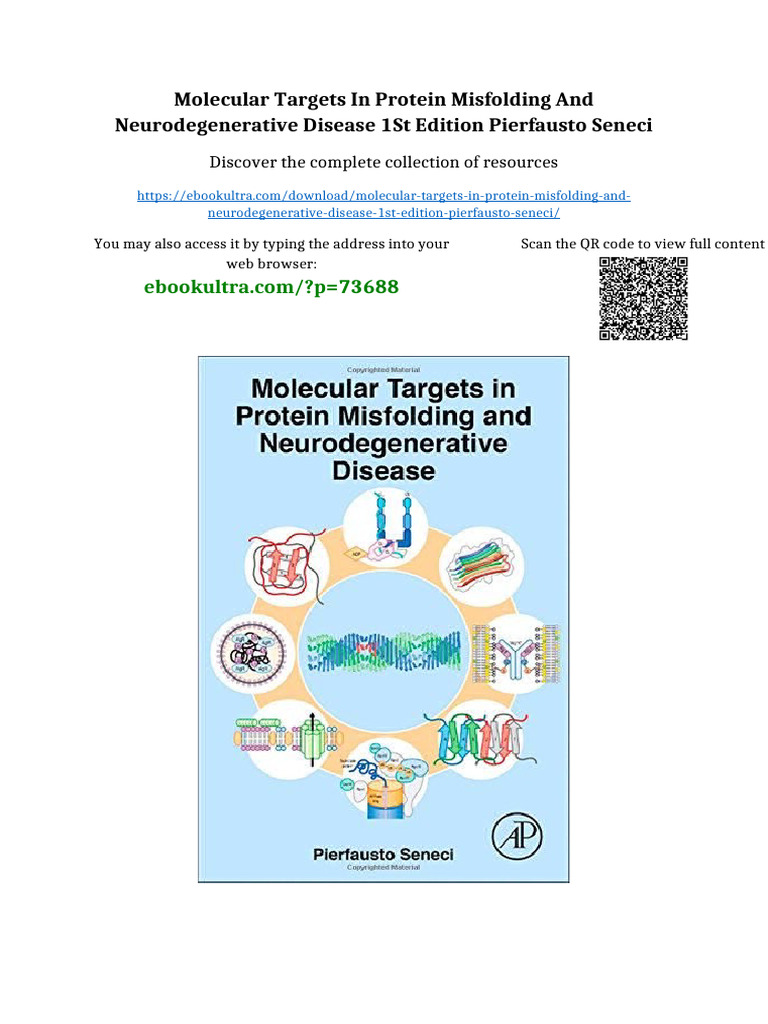 Molecular Targets in Protein Misfolding and Neurodegenerative Disease ...
