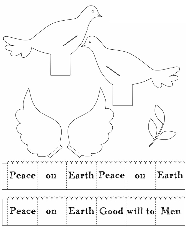 Peace Dove Pop-Up | PDF