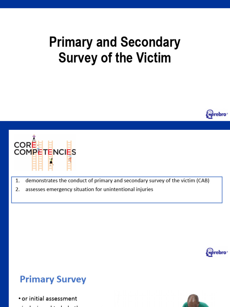 Q3 Lesson 1 - Primary and Secondary Survey of The Victim | PDF ...